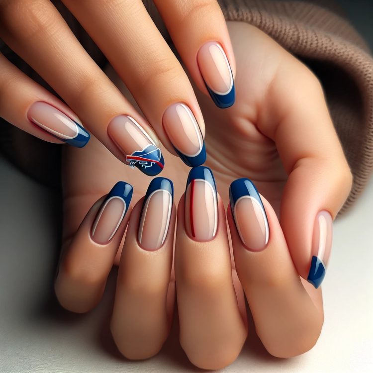 10 Chic Buffalo Bills Nail Art Ideas for the Ultimate Fan