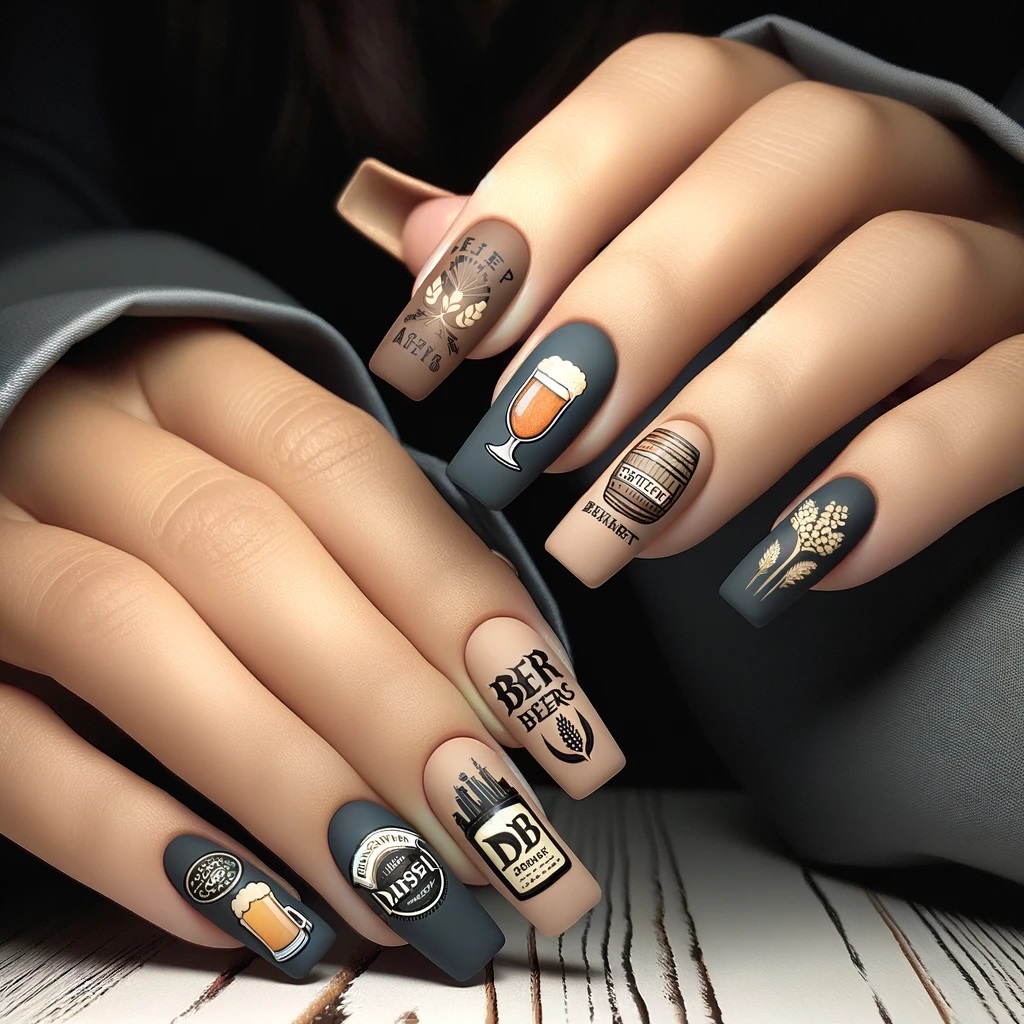 10 Perfect National Beer Day Nail Designs to Celebrate in Style